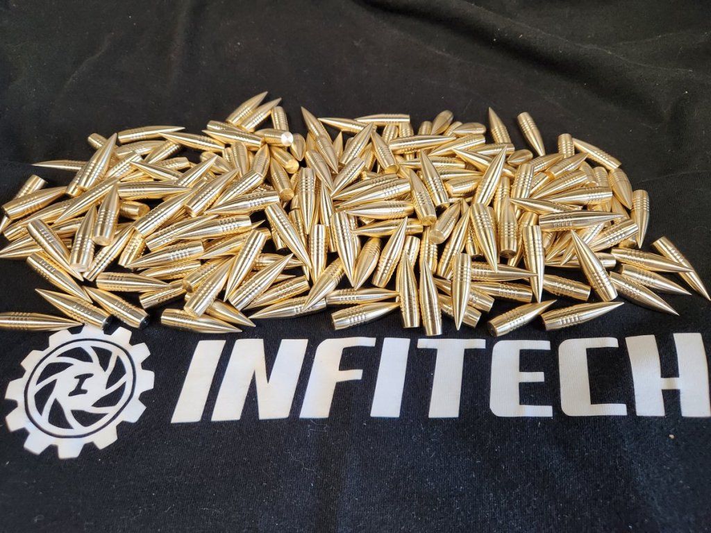 Infitech Monolithic Projectiles - .30 130gr TL (50-pack) - 30 (.308 ...